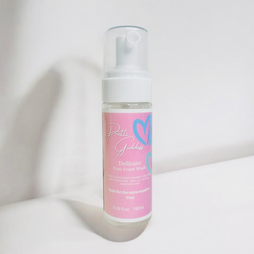 Pretti Goddess Delicate Foam Wash 6oz – Be Bella Company